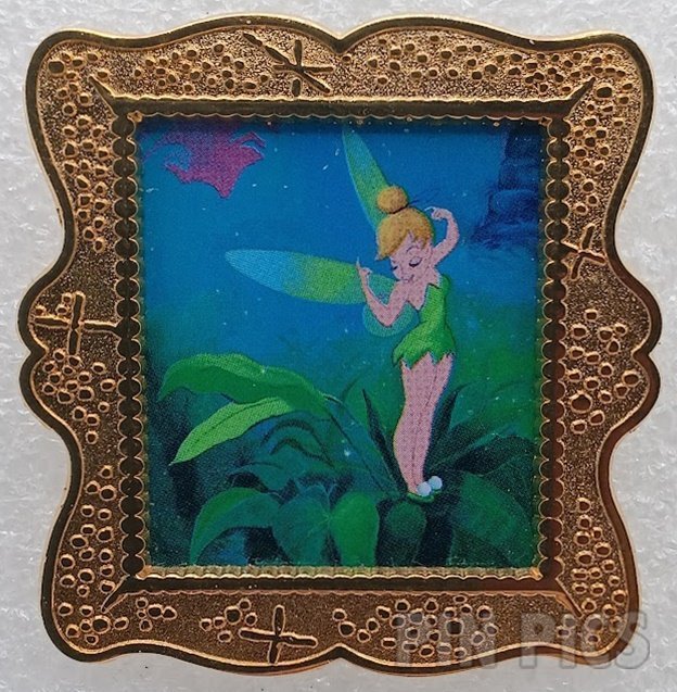 PP24818 - DLR - Eric Robison Tinker Bell Number 3 - Gold Frame - PinPics