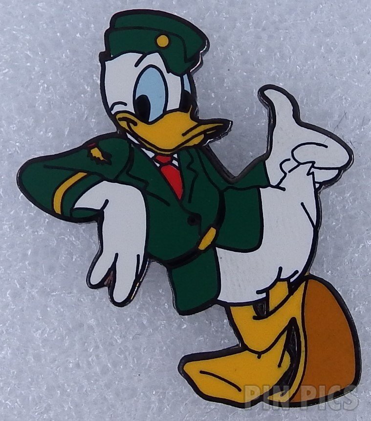 PP48211 - DLR - Donald Duck - Army Soldier Military Uniform - Flipping ...