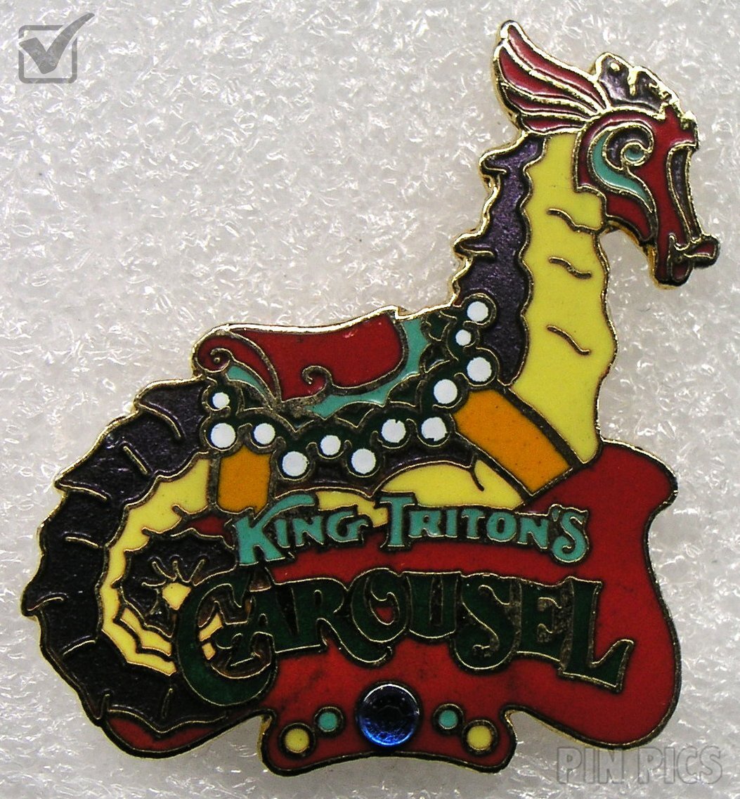 PP3537 - DCA - Seahorse - King Triton's Carousel - PinPics