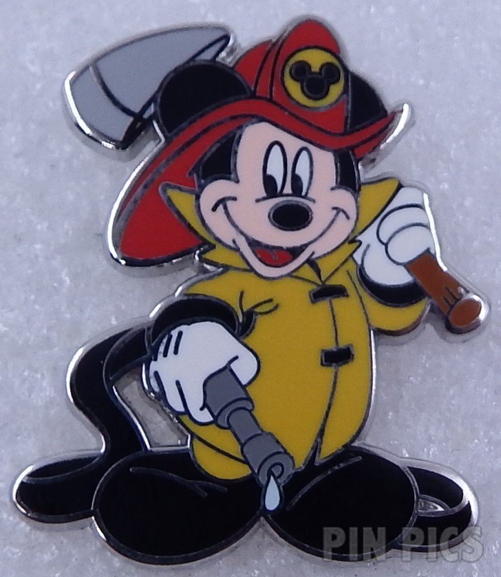 PP88004 - Mickey Mouse - Fireman - Professions - Mystery - PinPics