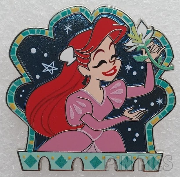 PP162459 - Ariel Holding a Flower - Little Mermaid - PinPics