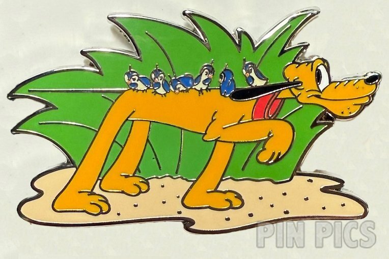 PP175429 - Pluto - Walking with Bluebirds on His Back - PinPics