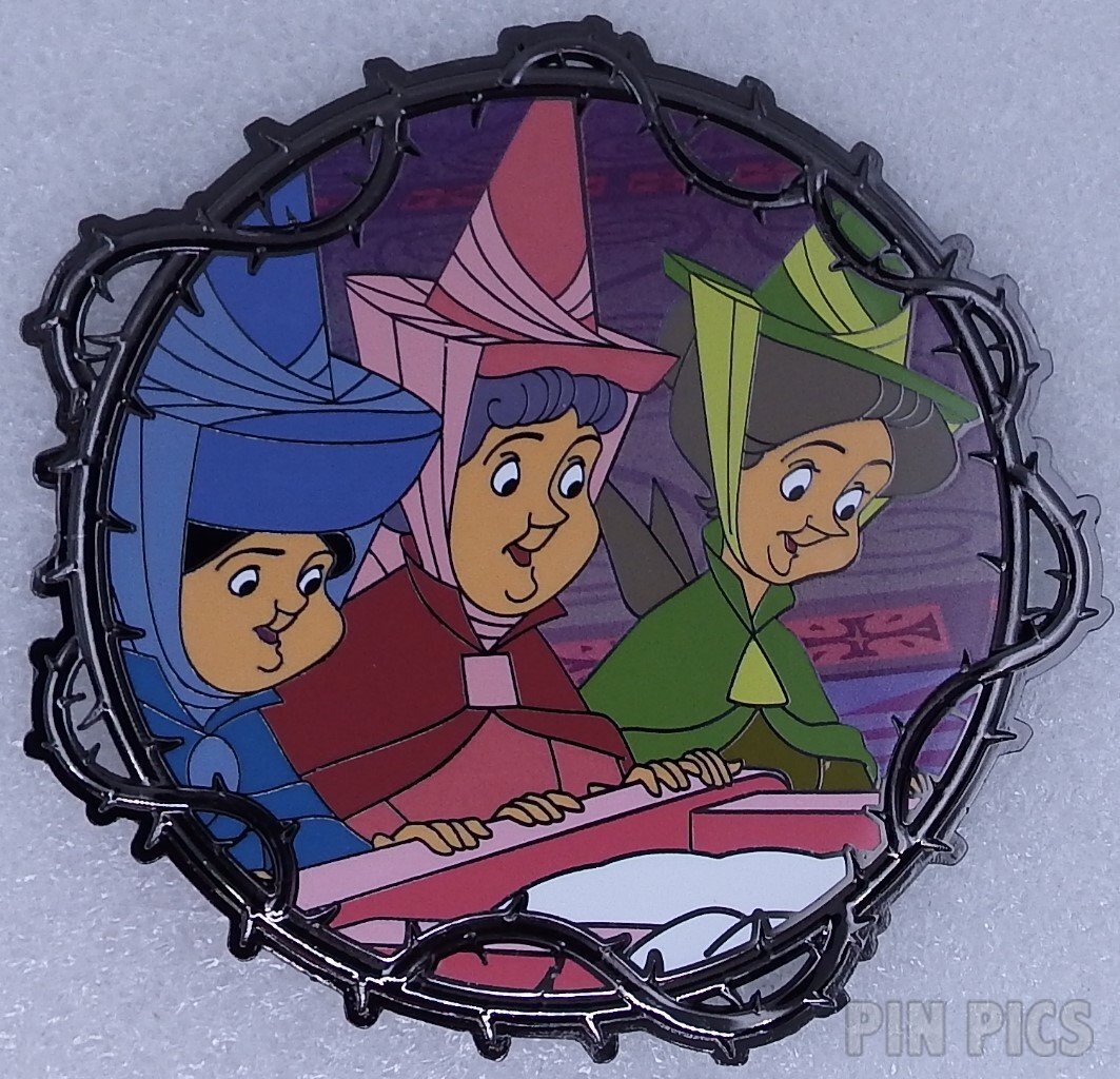 PP176589 - PALM - Merryweather, Fauna, Flora - Thorn Series - Sleeping Beauty - Jumbo - PinPics