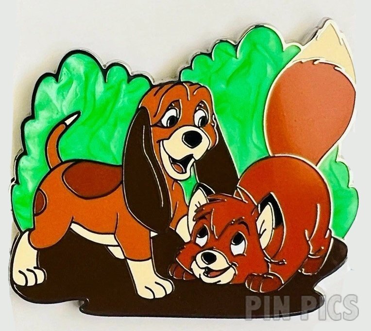 PP176134 - Copper and Tod Playing - The Fox and the Hound - PinPics