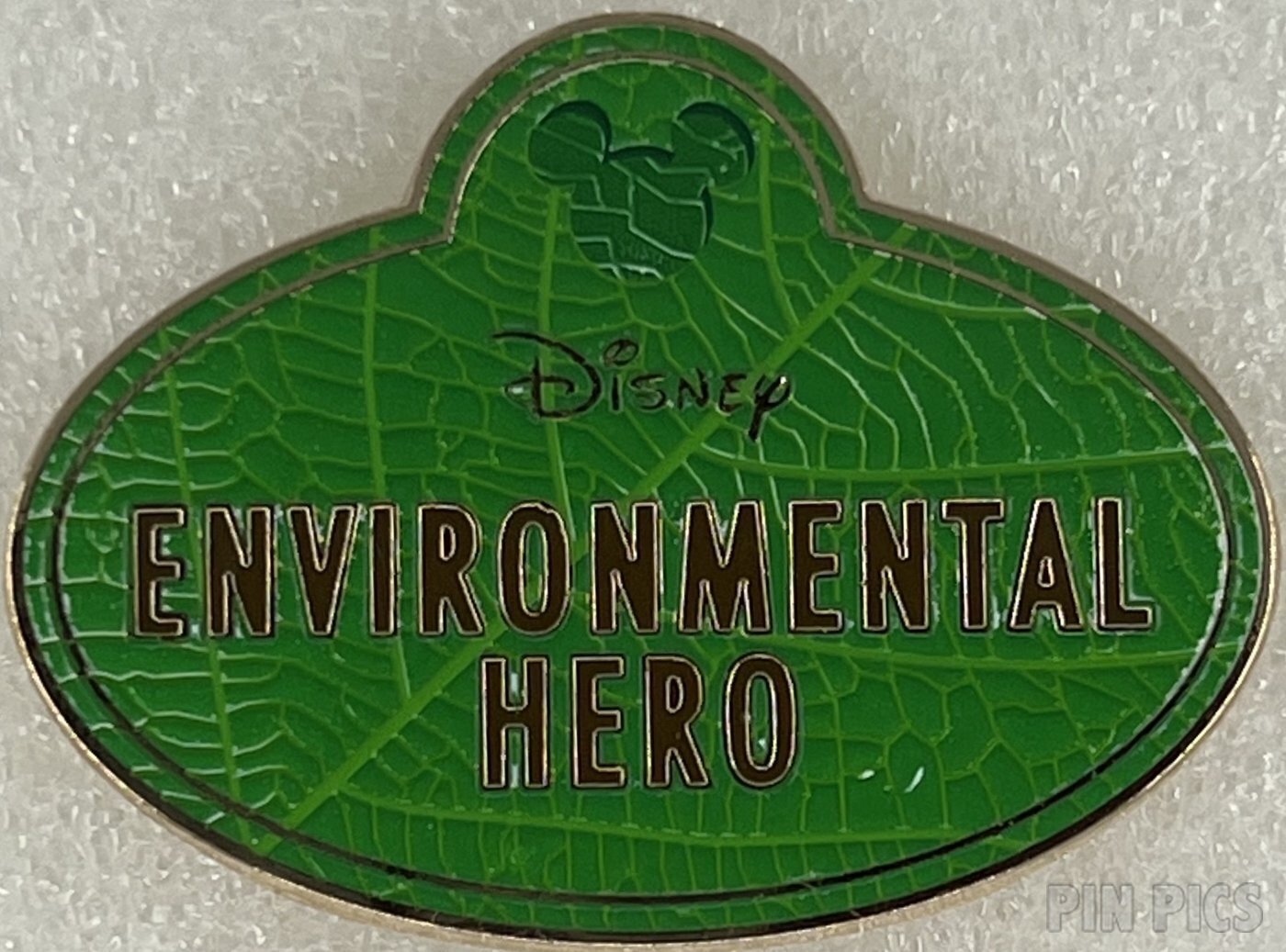 PP176739 - Disney Environmental Hero Name Tag - Green - Award - PinPics