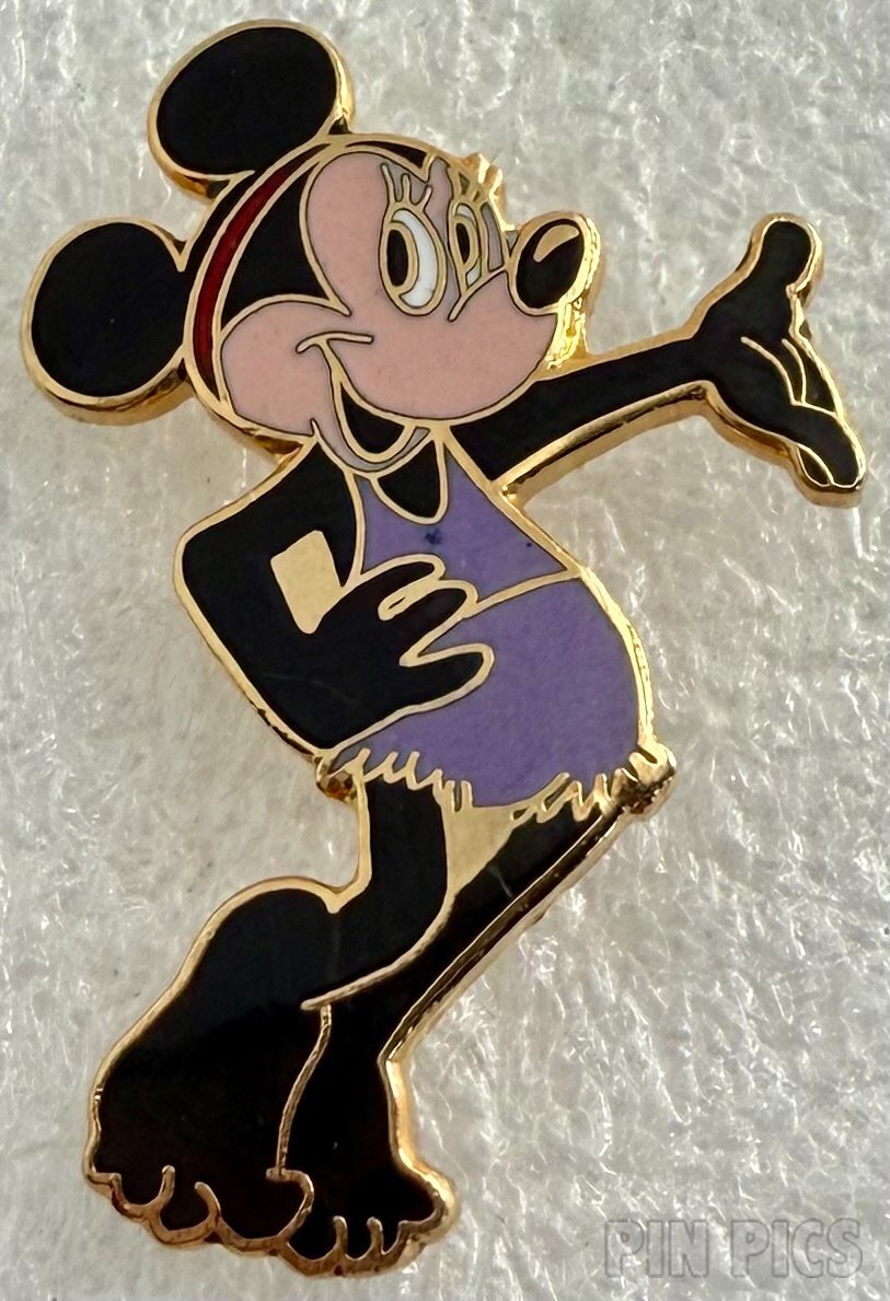 PP12755 - Minnie - Minnie Bathing Beauty with Bare Feet and Purple Suit ...