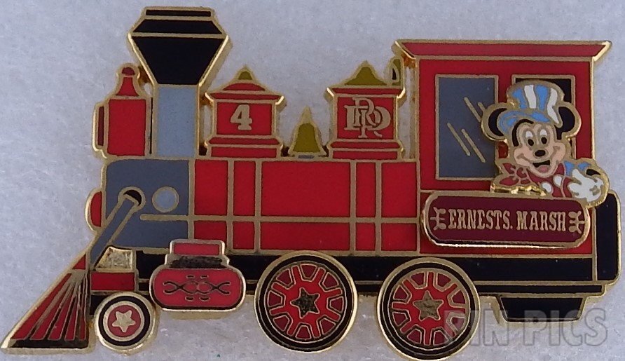 PP13636 - DLR - Mickey in Engine - Ernest S. Marsh Train - All Aboard ...