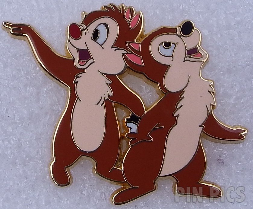 PP25276 - WDW - Chip and Dale - Present Map - Journey Through Time - PinPics