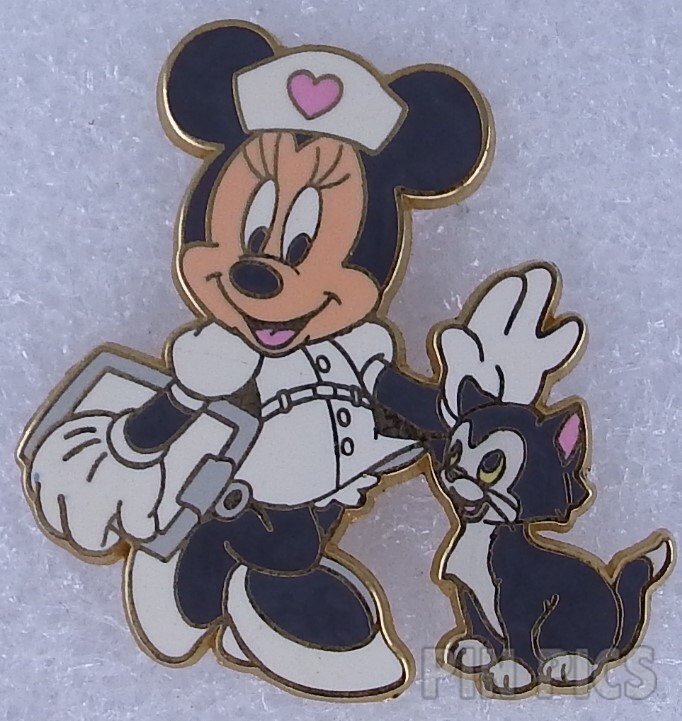 PP29929 - Japan - Minnie Mouse and Figaro - Nurse - JDS - PinPics