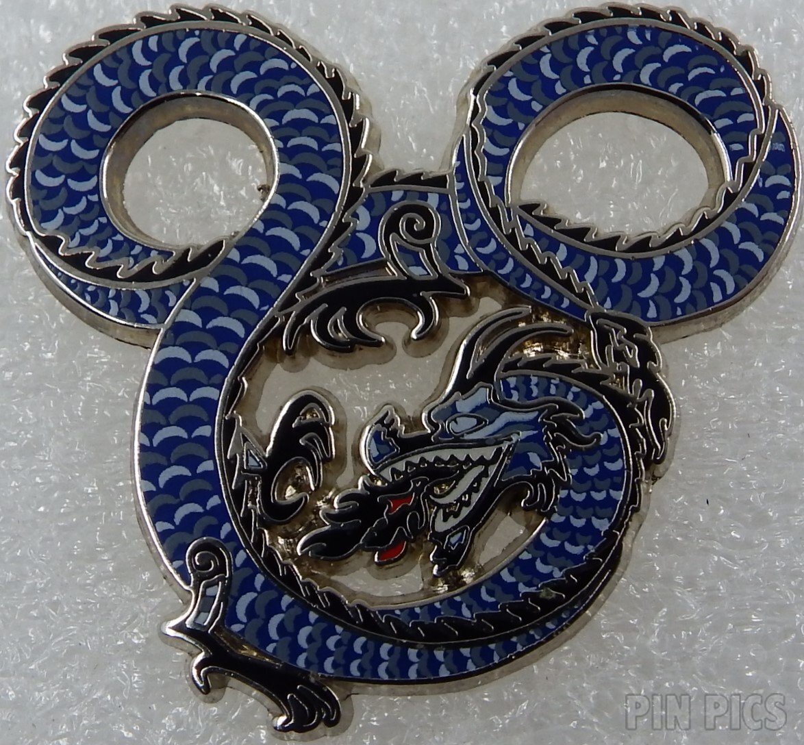 PP32332 - WDI - Mickey Mouse Icon - Fire Breathing Dragon – Blue on ...