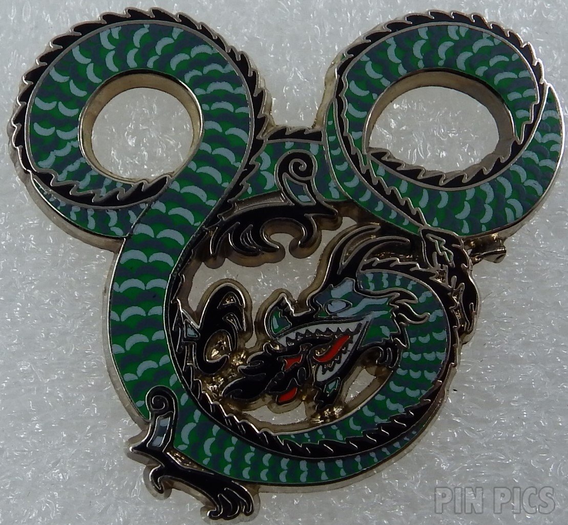 PP34648 - WDI - Mickey Icon Dragon - Hong Kong Project Team - PinPics