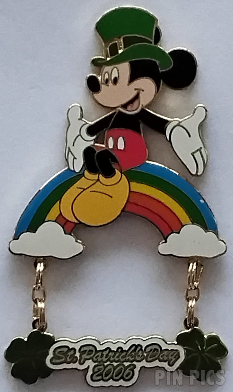 PP45414 - WDW - Mickey Mouse - St. Patrick's Day 2006 - Dangle - PinPics