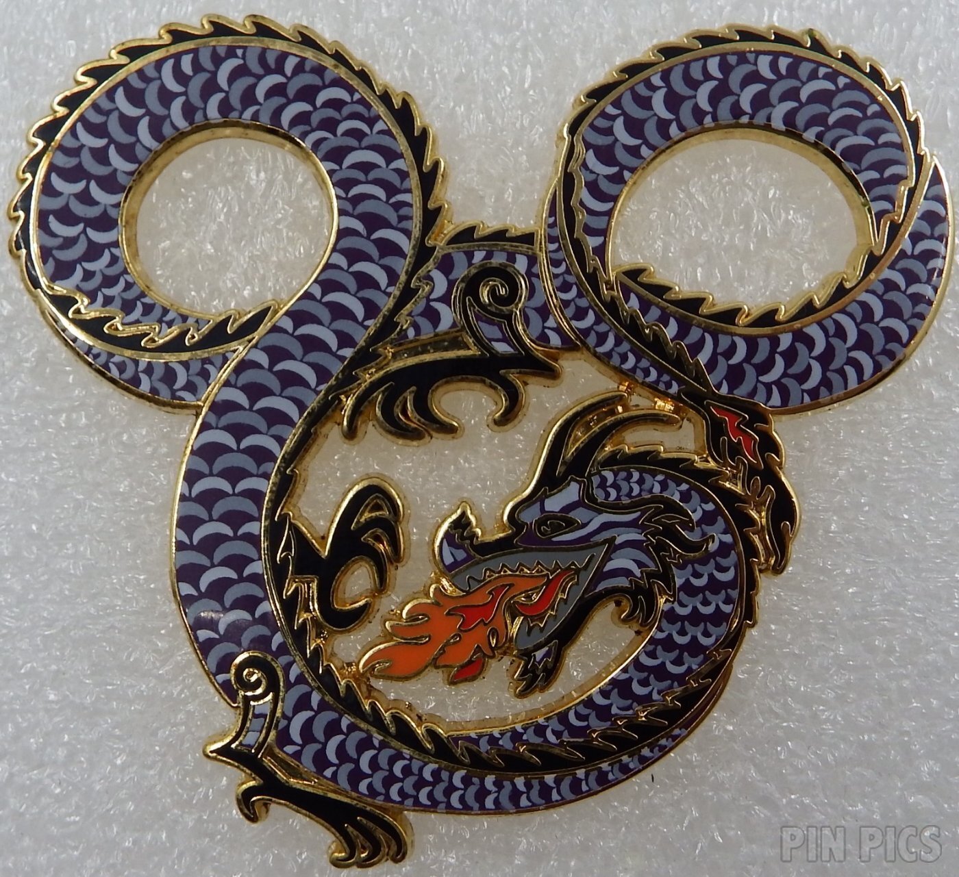 PP74412 - WDI - Mickey Mouse LG Head Fire Breathing Dragon - Red and ...