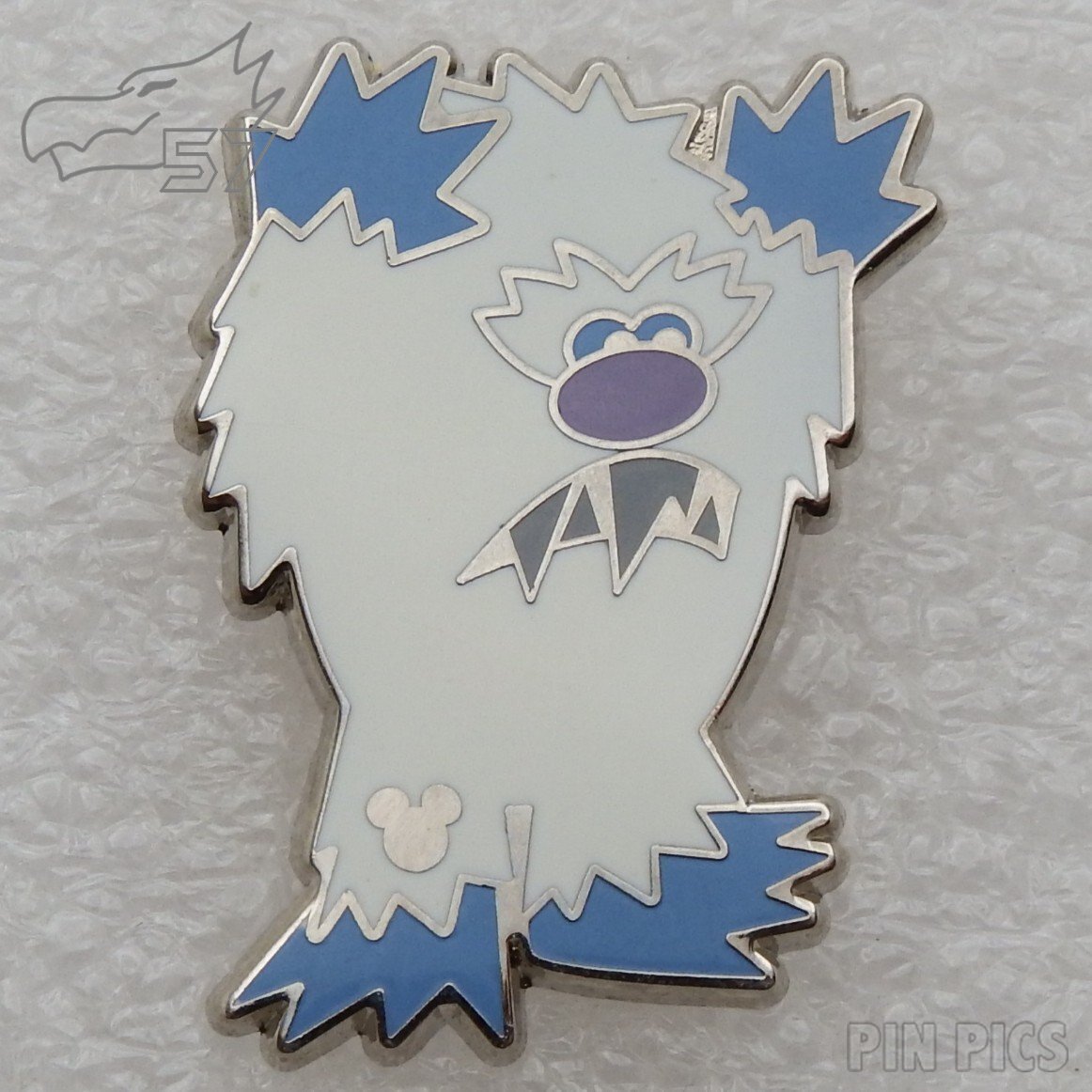 PP82364 - WDW - Scaring - Cute Yeti - Hidden Mickey 2010 - 2011 - PinPics