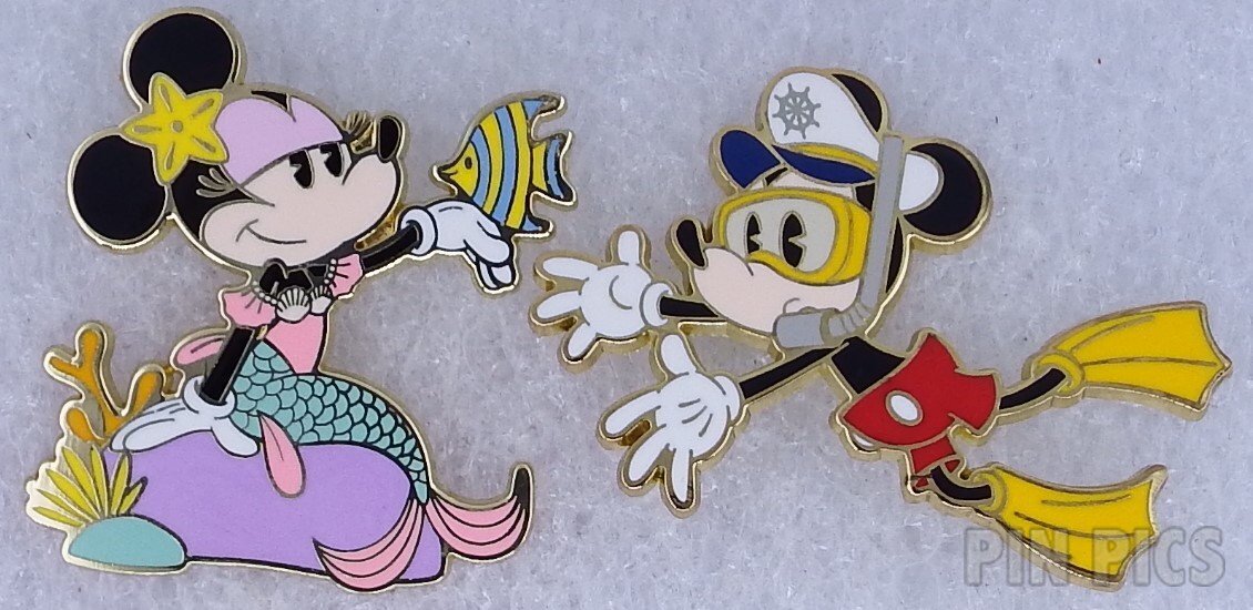 PP163739 - SDR - Minnie and Mickey - Under the Sea Set - Dressed as ...