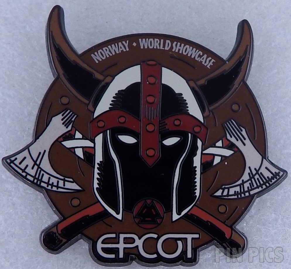 PP165942 - WDW - Norway - Viking Shield - EPCOT World Showcase - PinPics