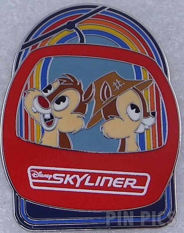 PP173753 - WDW - Chip and Dale - Disney Skyliner - Mystery - PinPics