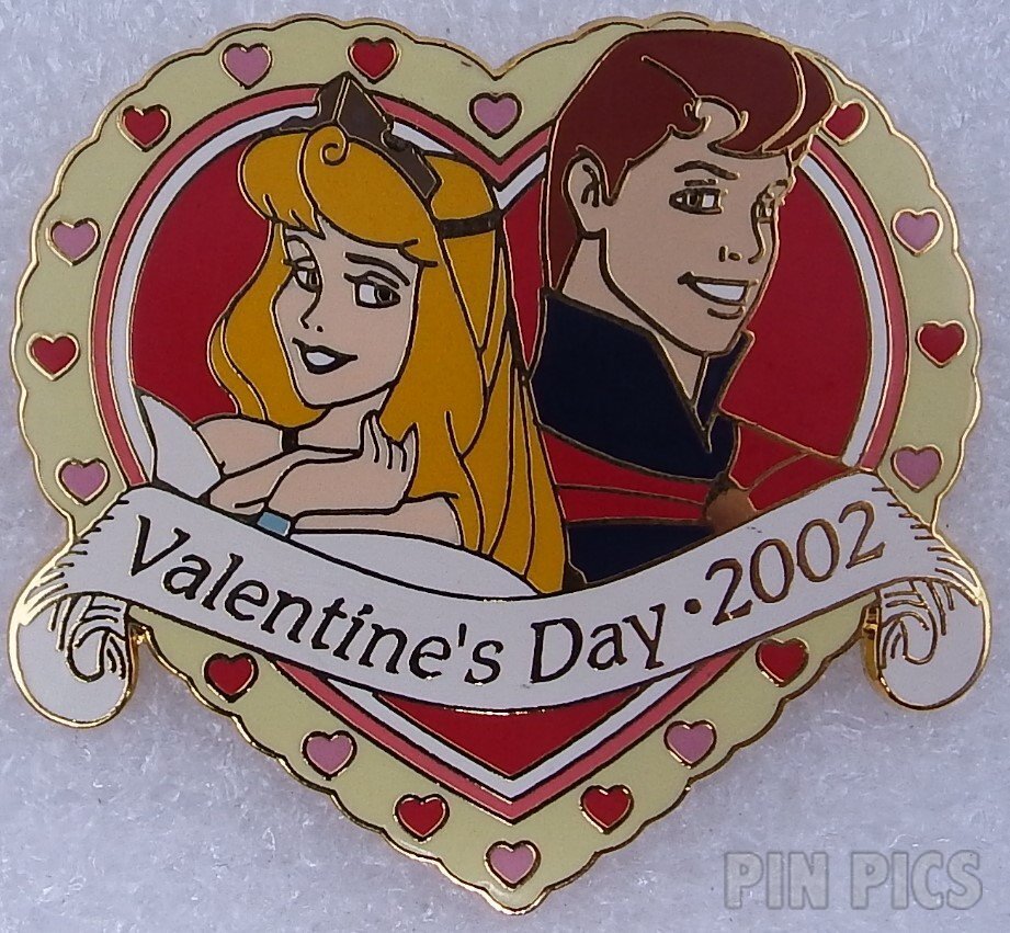 PP18009 - DLR - Aurora and Prince Phillip - AP - In Heart - Valentine's Day - PinPics