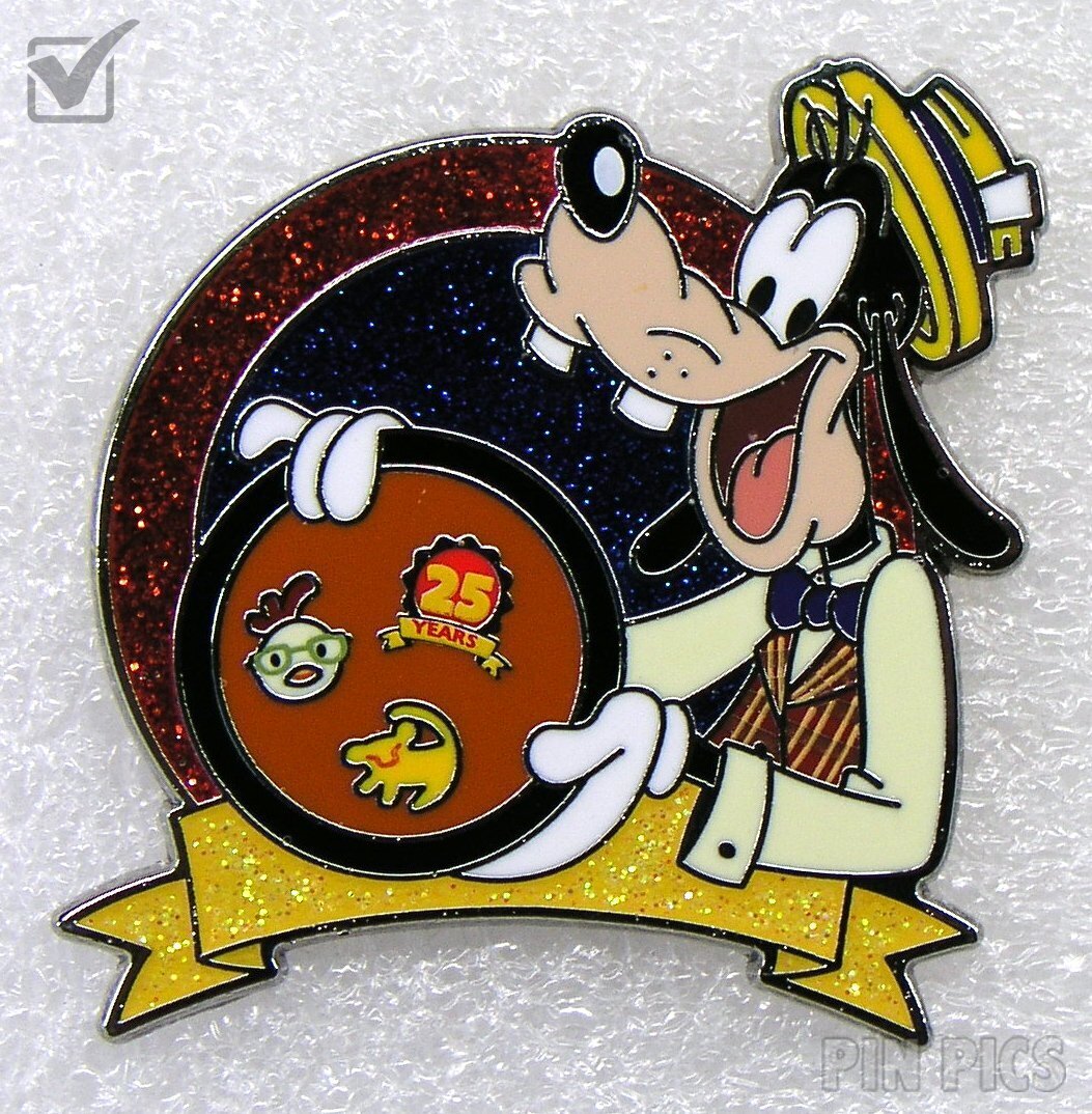 PP170567 - Goofy Dressed as Scoop - Holding Board - Celebrating 25 ...