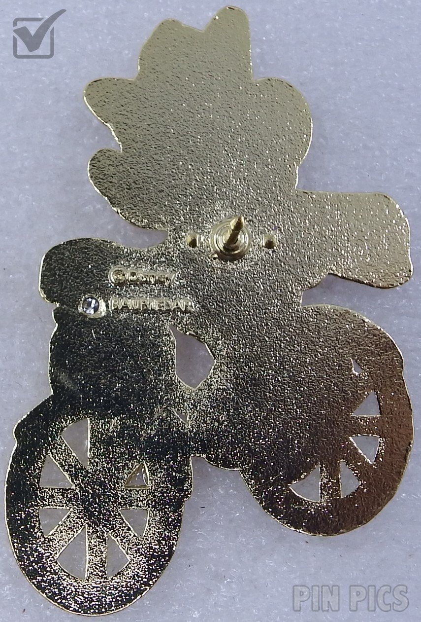 PP180529 - Baublebar - Minnie Dressed in a Witch Costume - Figaro Riding in Bicycle Basket ...