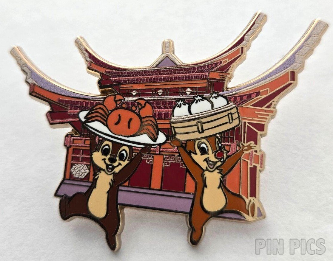 PP182428 - SDR - Chip and Dale at a Chinese Temple - PinPics