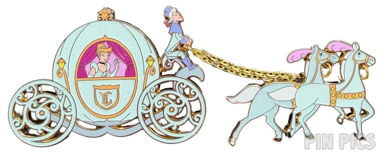 PP181907 - DPB - Cinderella - Carriage with Horses - Super Jumbo - PinPics